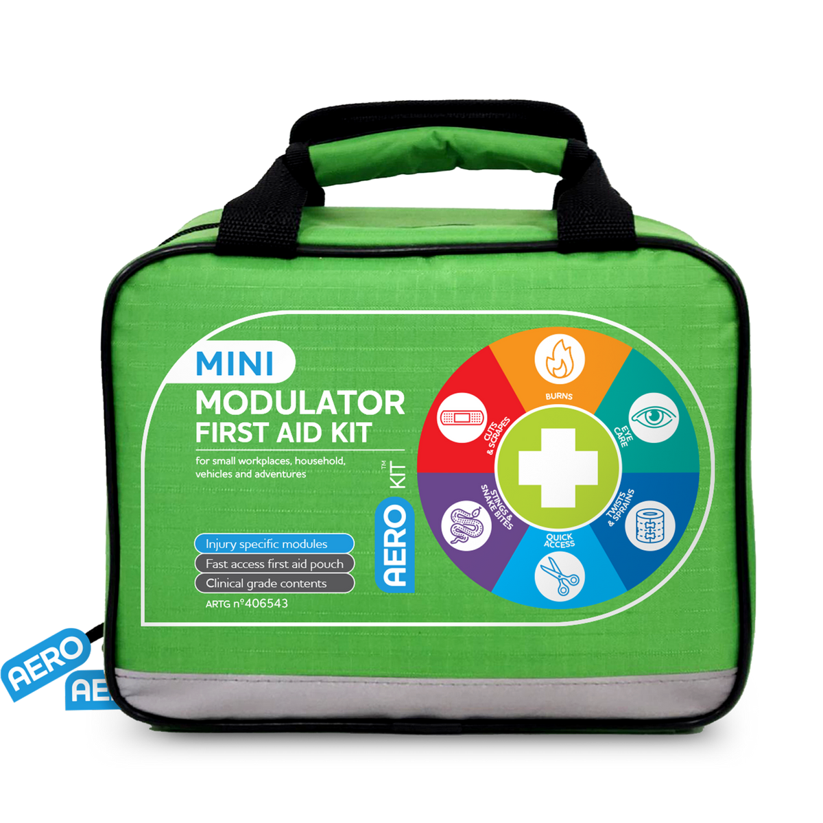 AeroKit Mini Modulator 5in1 First Aid Kit Softpack | QureMed