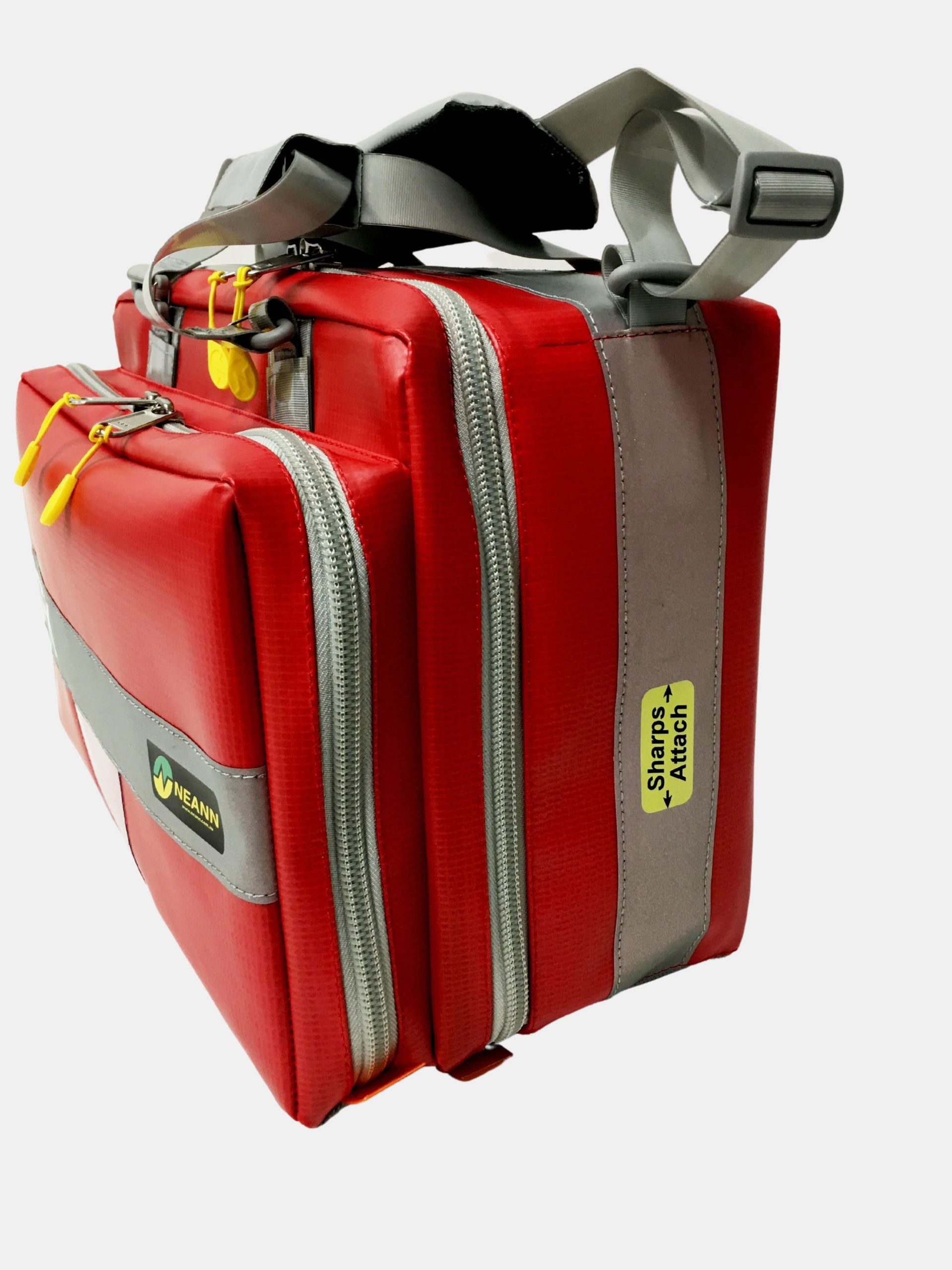 Neann TEK Trauma Equipment Kit Bag Only - Red | QureMed