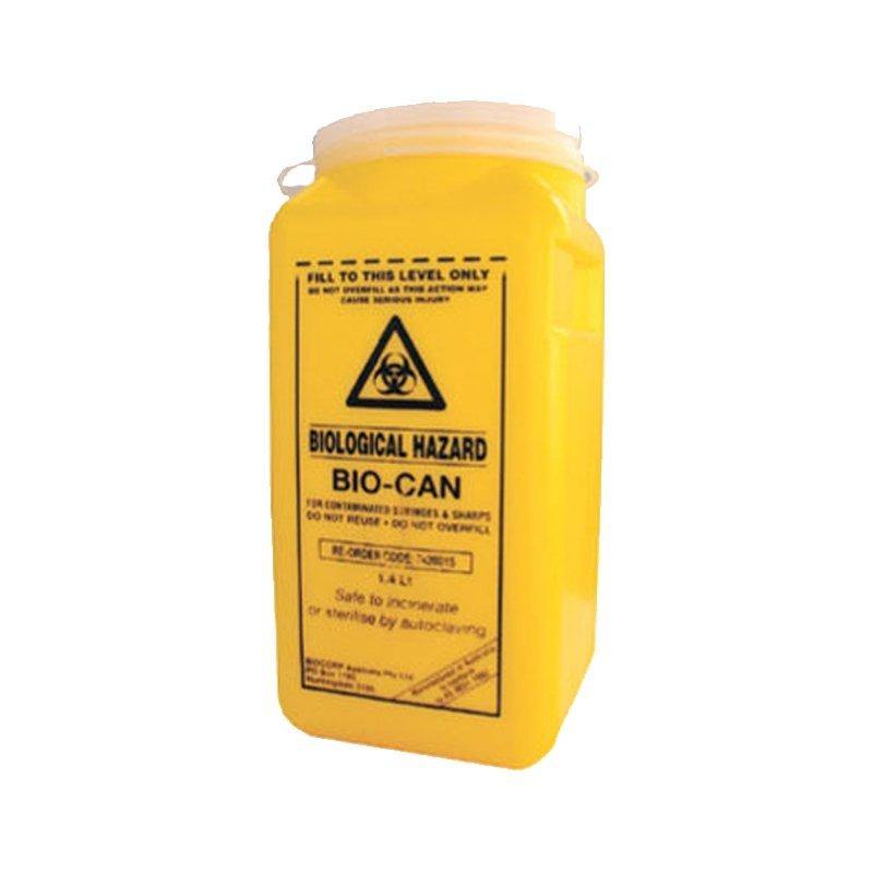 Bio-Can Sharps Container 1.4L Disposable | QureMed
